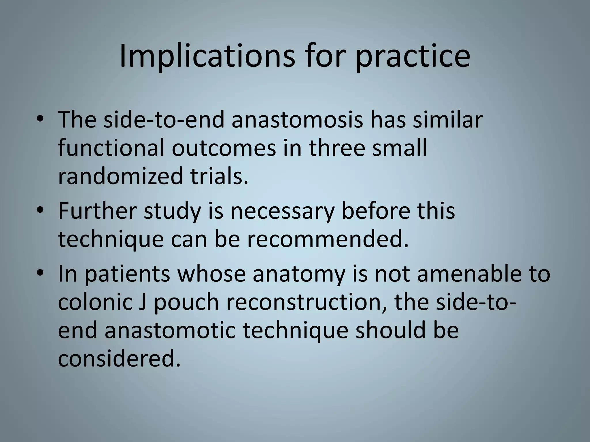 Low Anterior Resection | PPTX