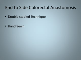 Low Anterior Resection | PPTX