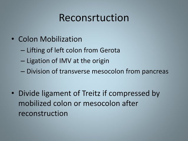 Low Anterior Resection | PPTX | Surgery | Medical Health