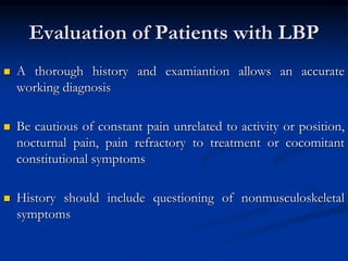 Lowback injuries | PPT