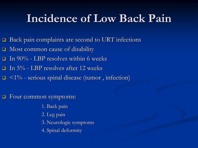 Lowback injuries | PPT