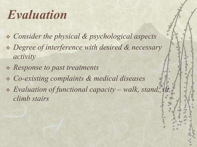 Low back pain | PPT | Physical Therapy | Wellness