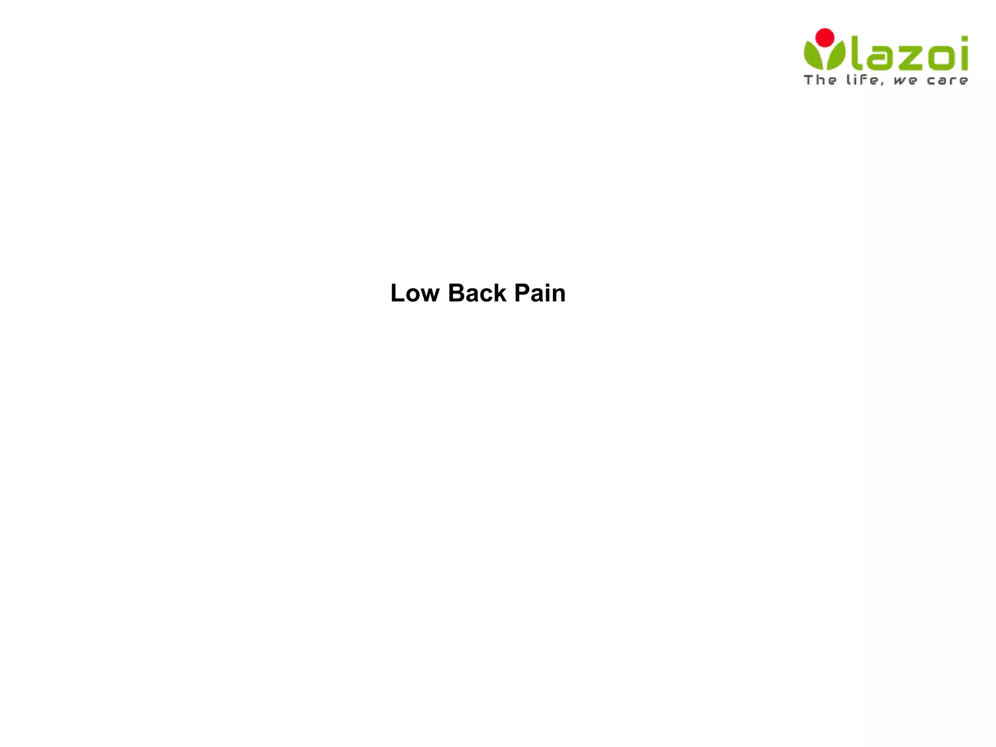 Low back pain | PPT | Physical Therapy | Wellness