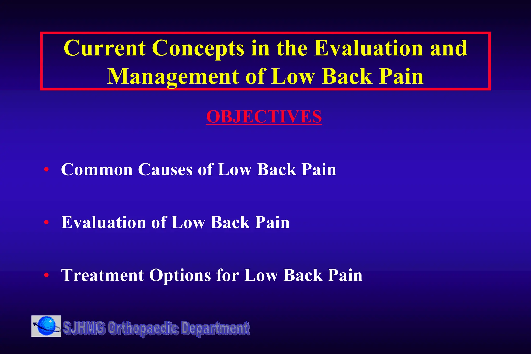 Low Back Pain abc A review of anatomy and treatment options for low ...