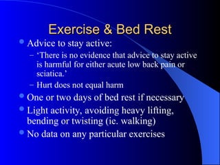 Low back pain Low back Pain Low Back Pain | PPT