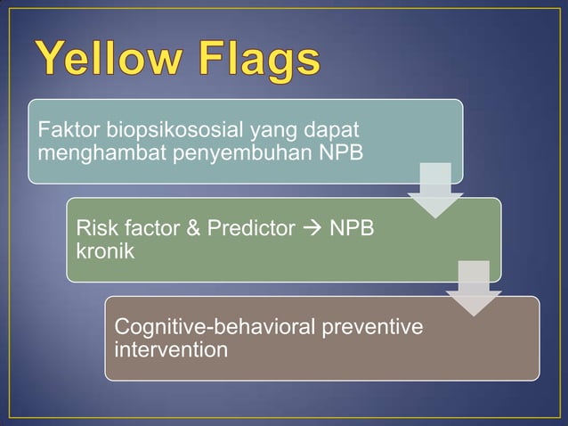 Low back pain, flags | PPTX