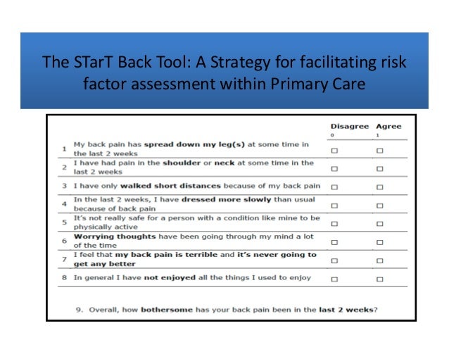 Low back pain guidelines IFOMPT 2012