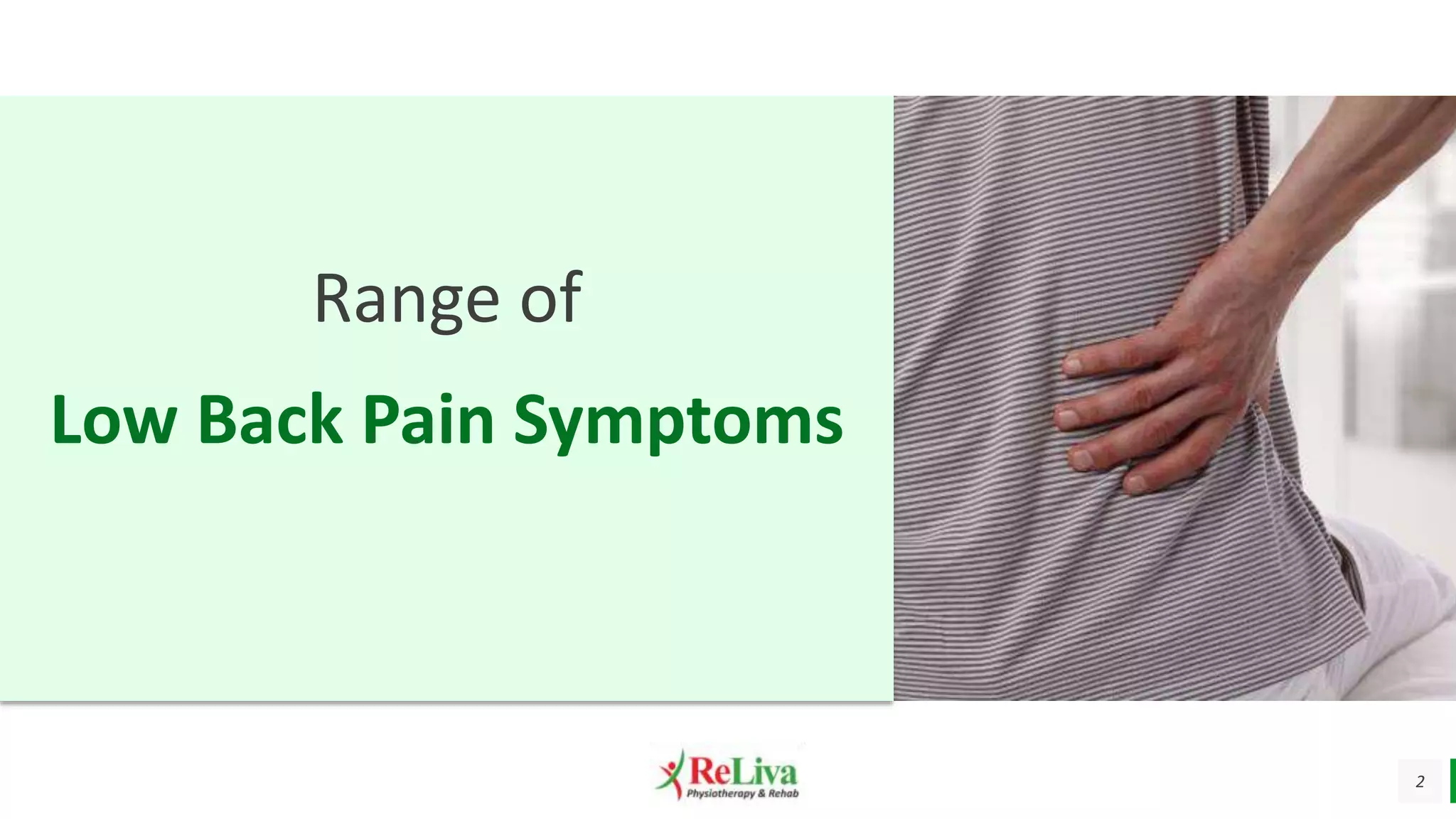 Low back pain ppt | PDF