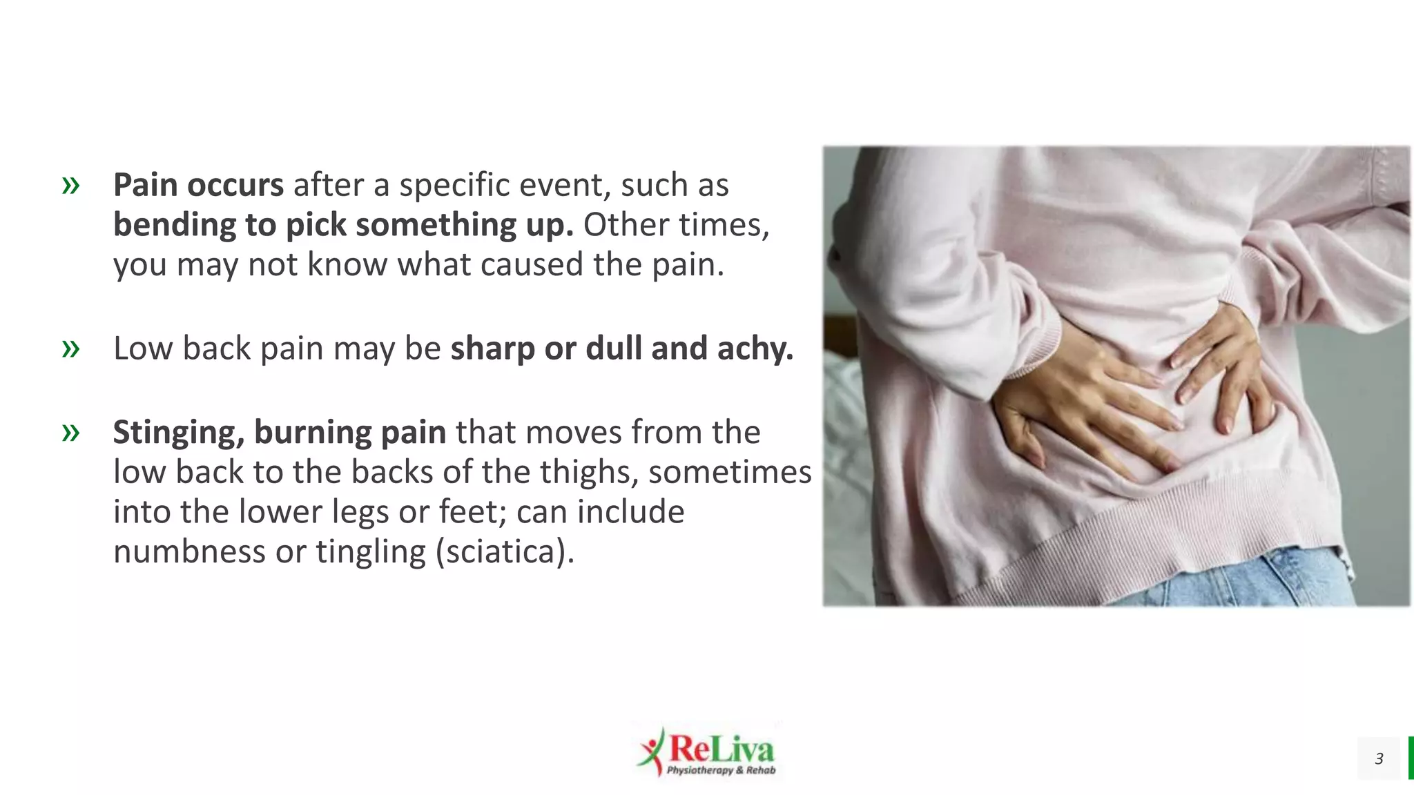 Low back pain ppt | PDF
