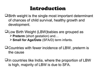 Low birth weight | PPT
