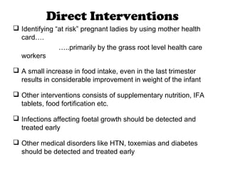 Low birth weight | PPT