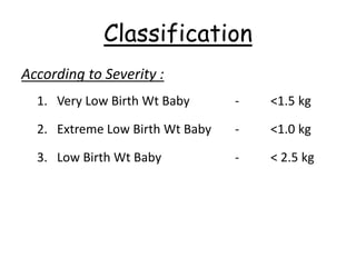 Low birth weight | PPTX