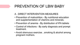 Low birth weight | PPTX