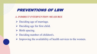 LOW BIRTH WEIGHT. PRETERM BABIES OR SMALL FOR DATES BABIES | PPTX