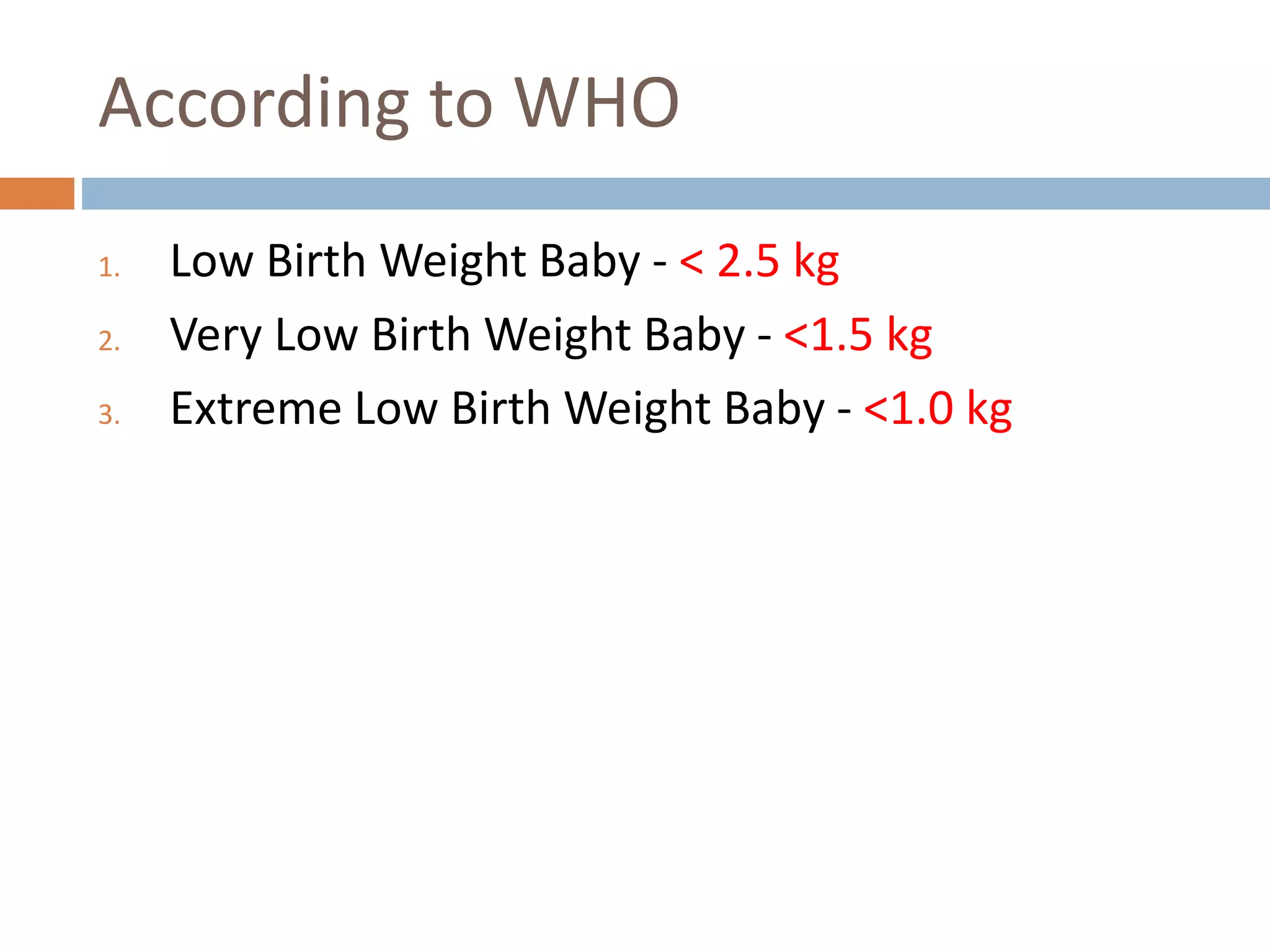 Low birth weight baby | PPTX