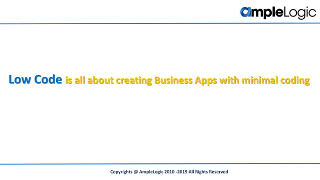 Low Code Platform | PPT