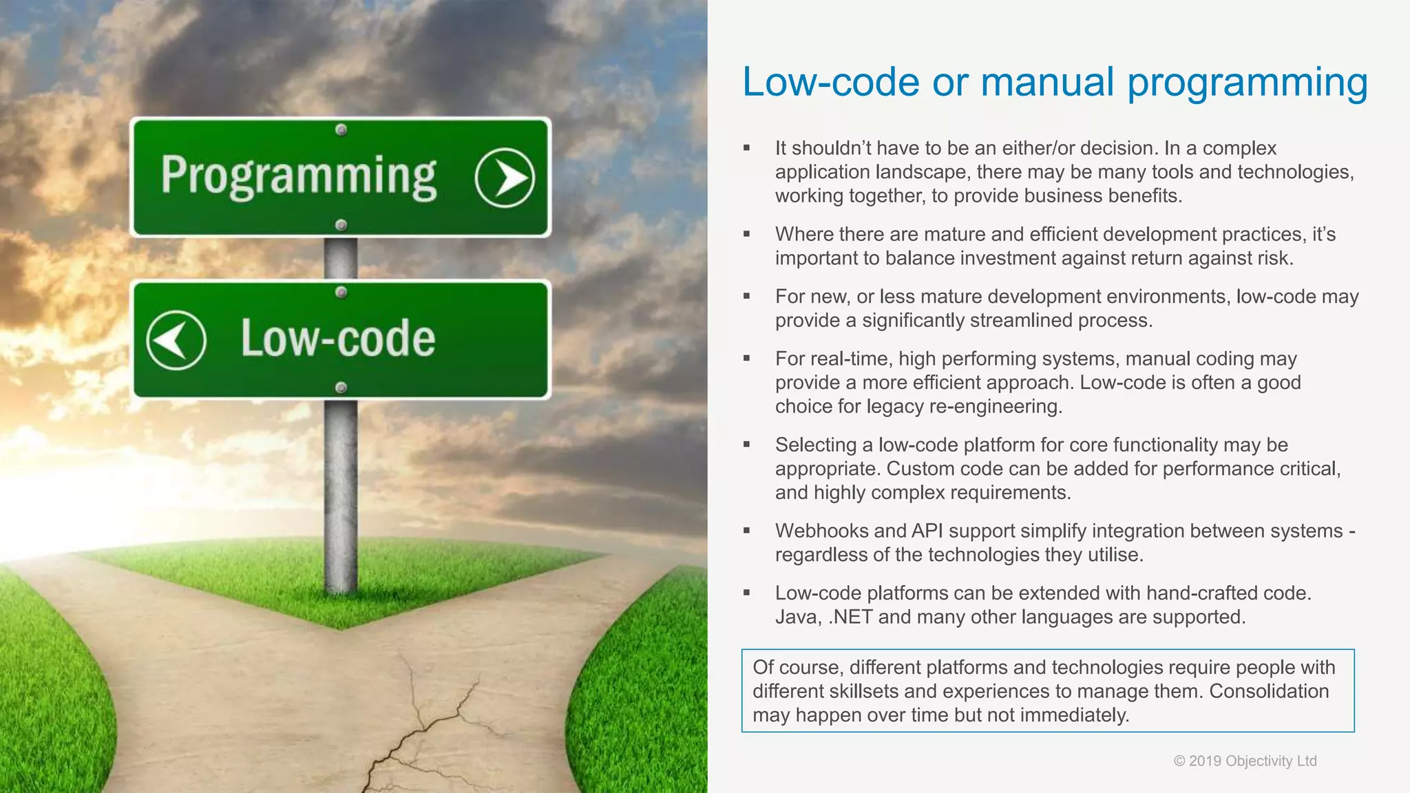 Low code application platforms | PPTX