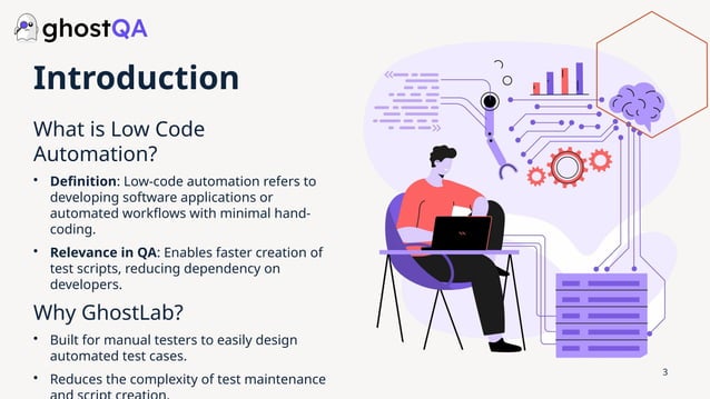 Low Code Automation With Ghostqa S Ghostlab Pptx
