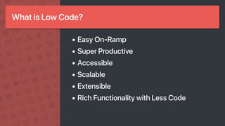 Low Code Meets the Enterprise - Low Code AppDev with Oracle APEX | PPT