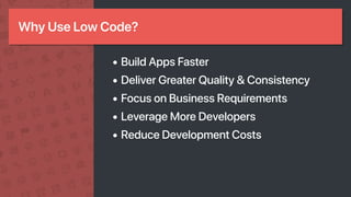 Low Code Meets the Enterprise - Low Code AppDev with Oracle APEX | PPT