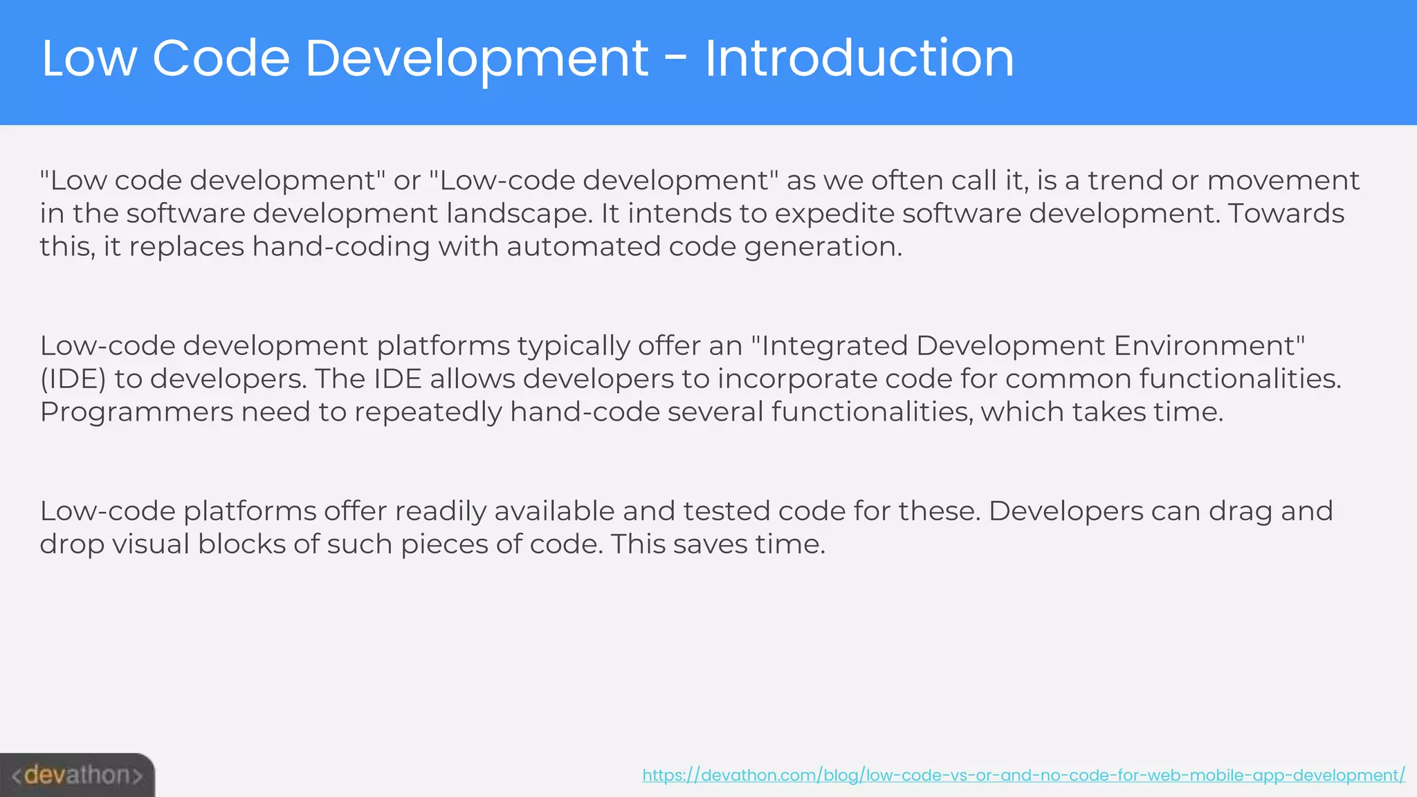 Low code vs. No code: Which is better for web and app development? | PPTX