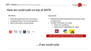 Low coding and MSTR Robotics.pptx
