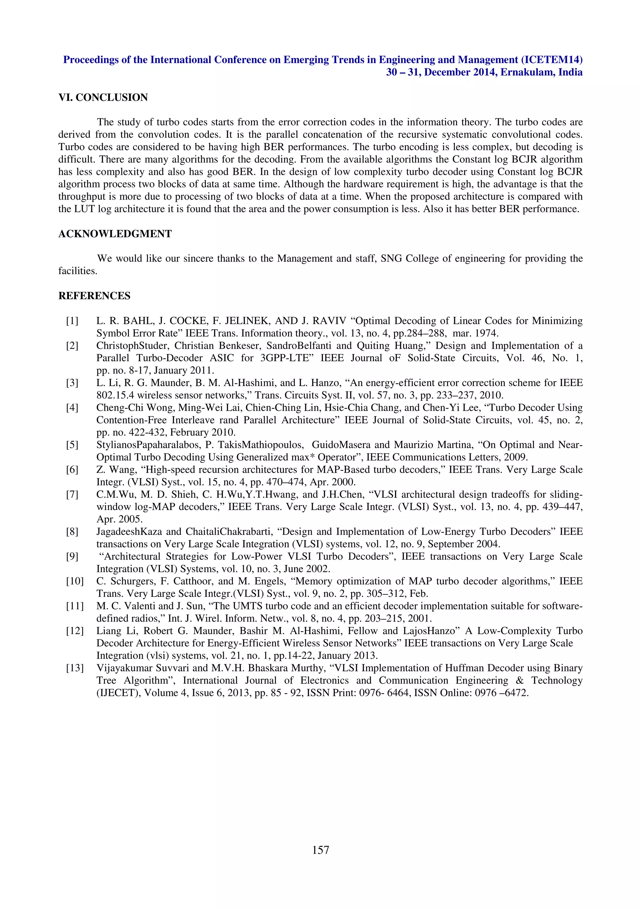 Low complexity turbo decoder with modified acs | PDF | Programming Languages | Computing