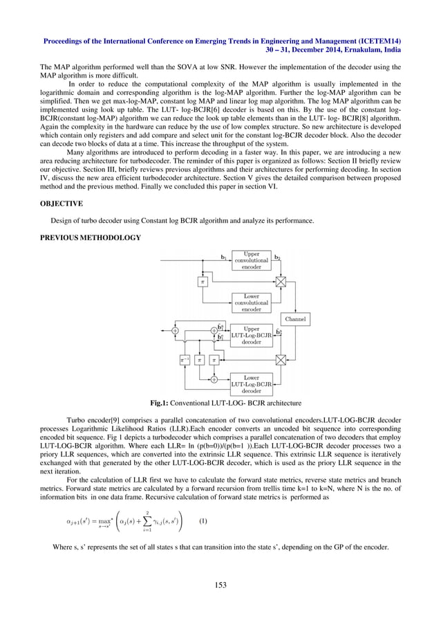Low Complexity Turbo Decoder With Modified Acs Pdf Programming Languages Computing