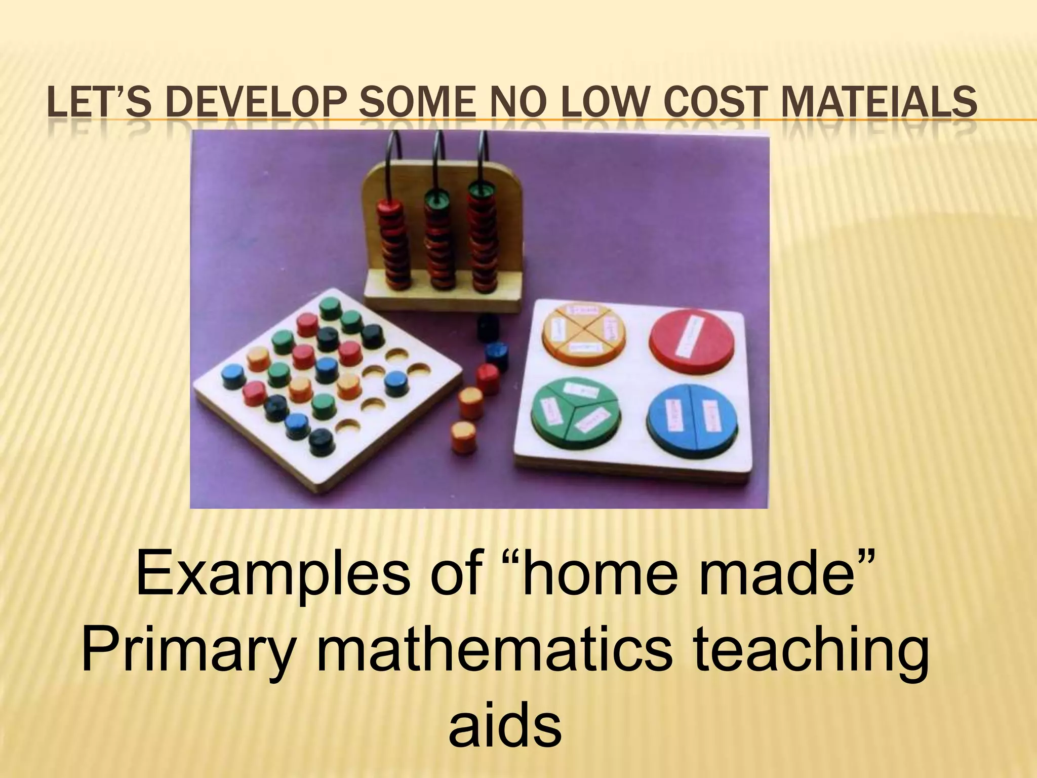 Low cost and no cost materials | PPTX