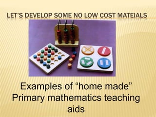 Low cost and no cost materials | PPTX