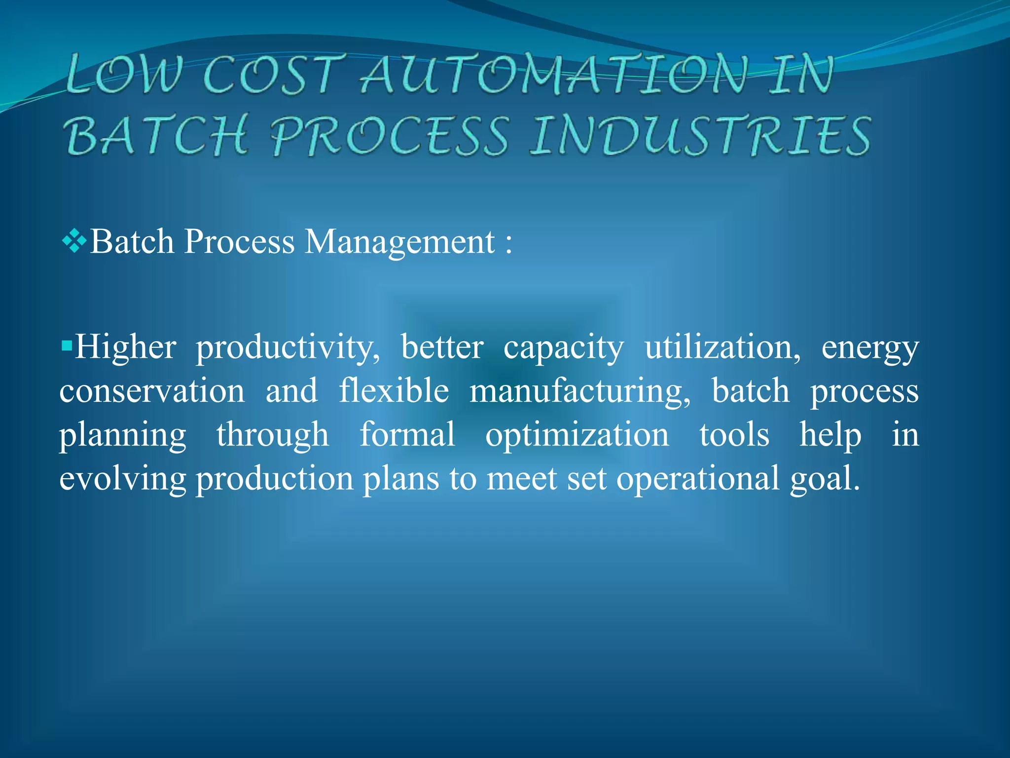Low cost automation | PPTX