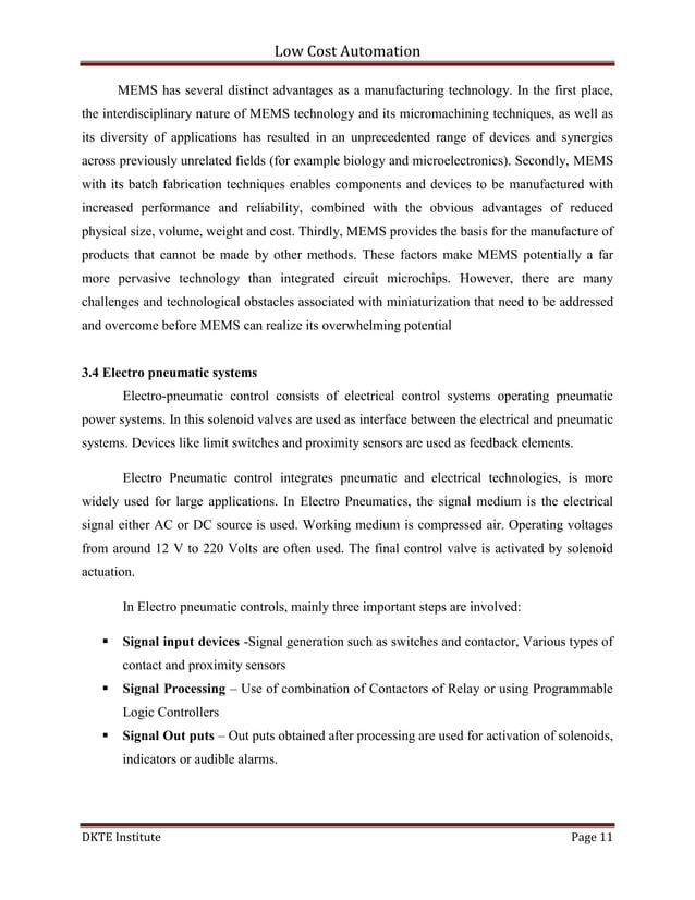 Low cost automation | PDF