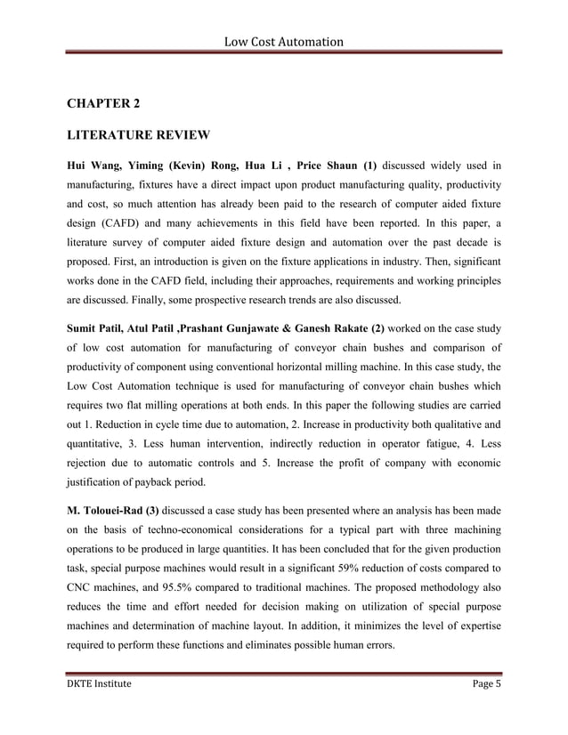 Low cost automation | PDF