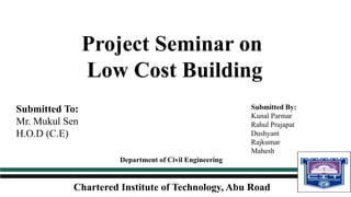 Low Cost Building- | PDF