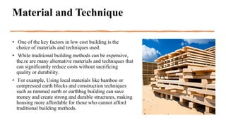Low Cost Building- | PDF