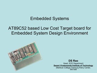 Low cost embedded system | PPT