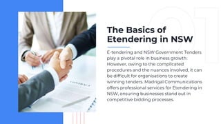 The Basics of Etendering in New South Wales | PPTX