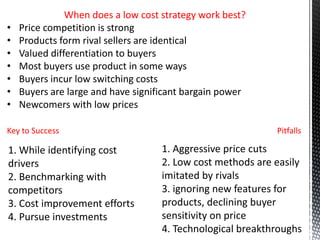 low cost provider strategy | PPTX