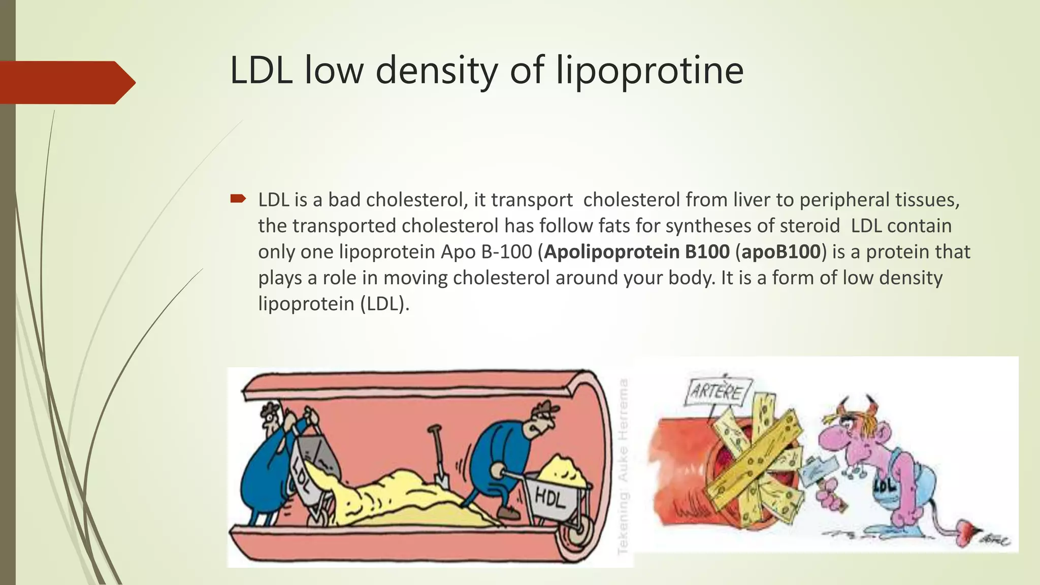 Low density of lipoprotein | PPTX