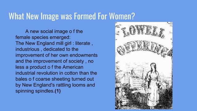 Lowell mill girls | PPT