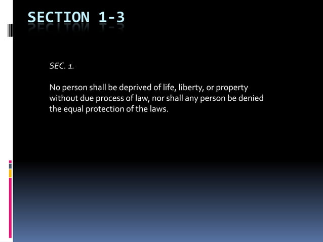 section 1-3 Bill of rights | PPTX