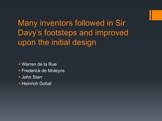 Low energy bulb history | PPTX