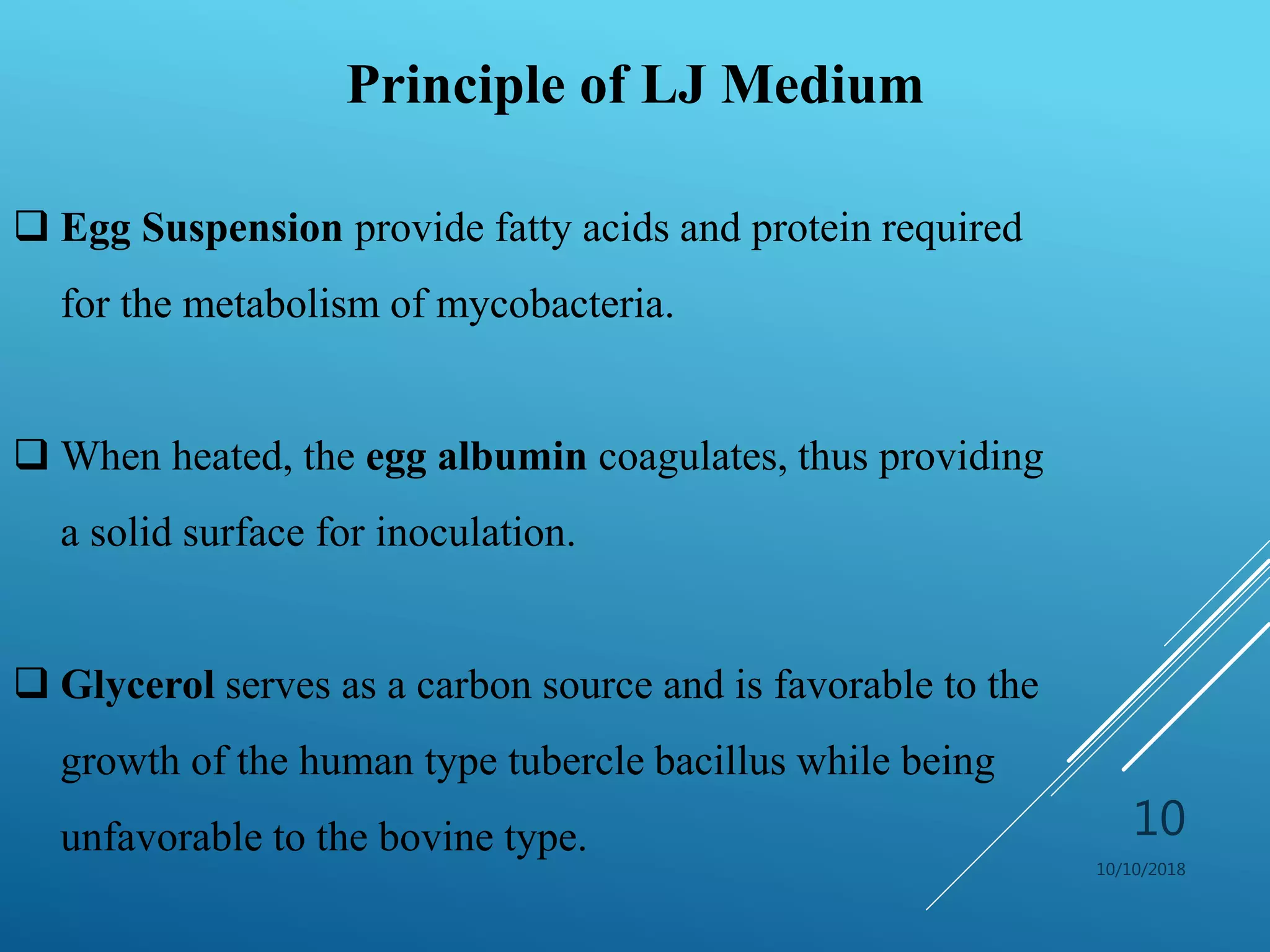 Lowenstein Jensen Medium Pptx