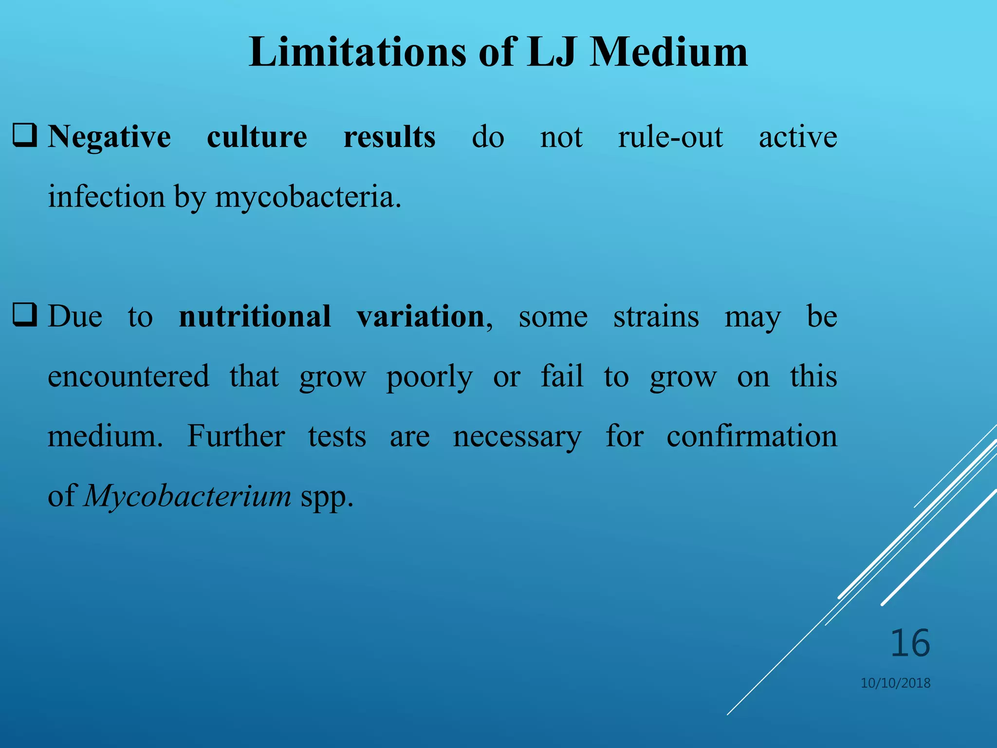 Lowenstein jensen medium | PPTX