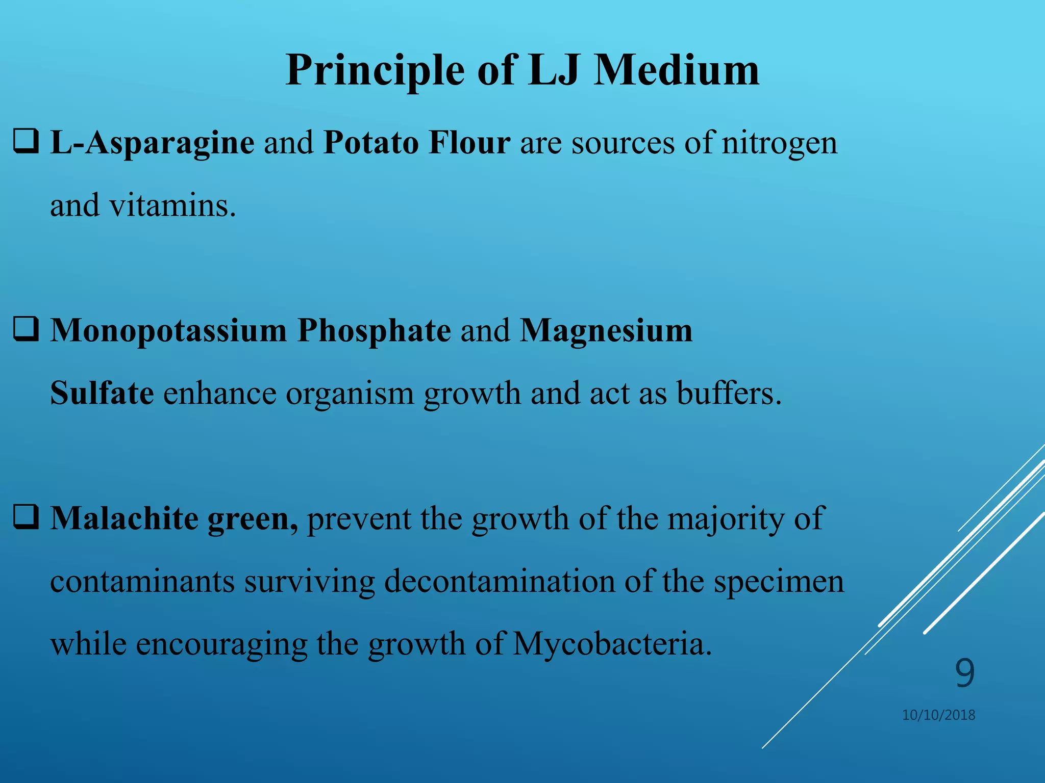 Lowenstein jensen medium | PPTX