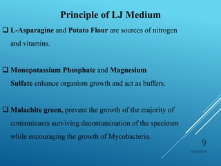 Lowenstein jensen medium | PPTX