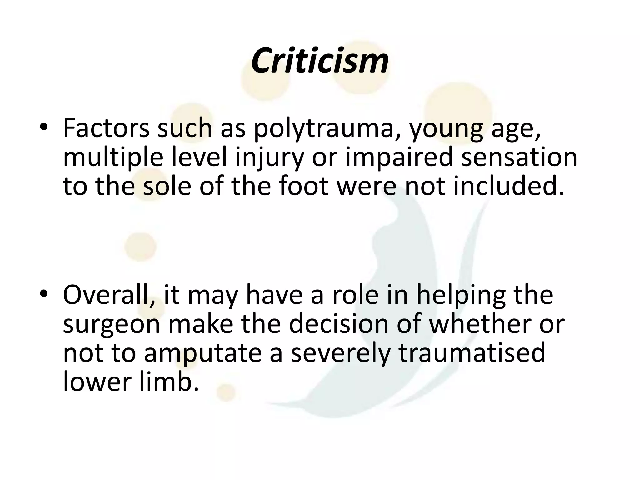 Lower limb-guidelines | PPTX