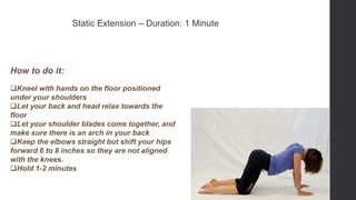 Lower Back Strengthening Exercise | PPT