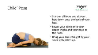 Podfit Lower back stability exercises | PPTX