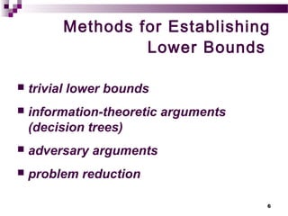 Lower bound | PPT